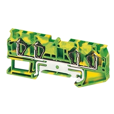 SE Linergy redna stezaljka za uzemlj. 4mm² jednostruka 2×2 opružna zeleno-žuta