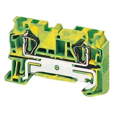 SE Linergy redna stezaljka za uzemlj. 4mm² jednostruka 1×1 opružna zeleno-žuta