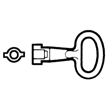 SE Metalni ključ za umetak 5mm dvostrukim prorezom