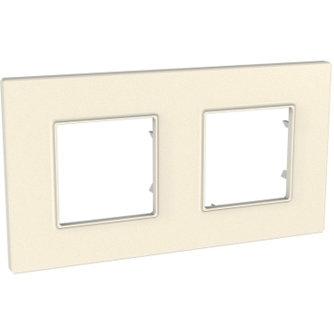 SE Unica Quadro Pearl dekorativni ram dvostruki H71/V71 pearl