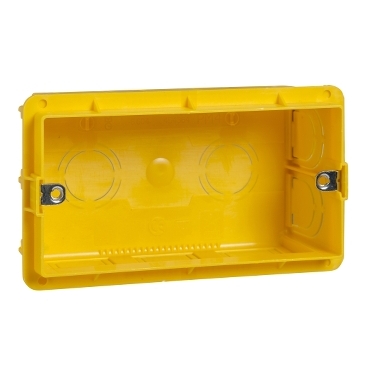 SE Unica Allegro ugradna kutija 4 m 10 otvora žuta