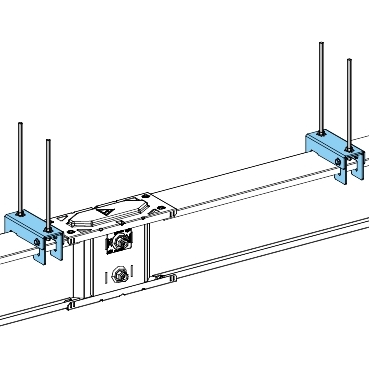 SE Canalis šipke i 2 nosača za horizontalni element visina od 104 do 404 mm