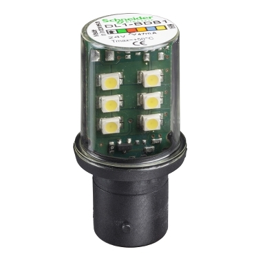 SE Bela LED sijalica BA15D 24VAC/DC