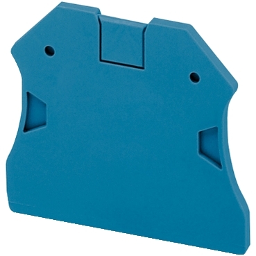 SE NSYTR krajnji poklopac za vijčanu jednostr. rednu stez. 1×1-2.5 do 10mm² plavi