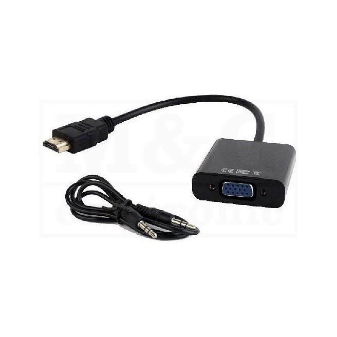 ADAPTER-KONVERTOR HDMI > VGA+AUDIO