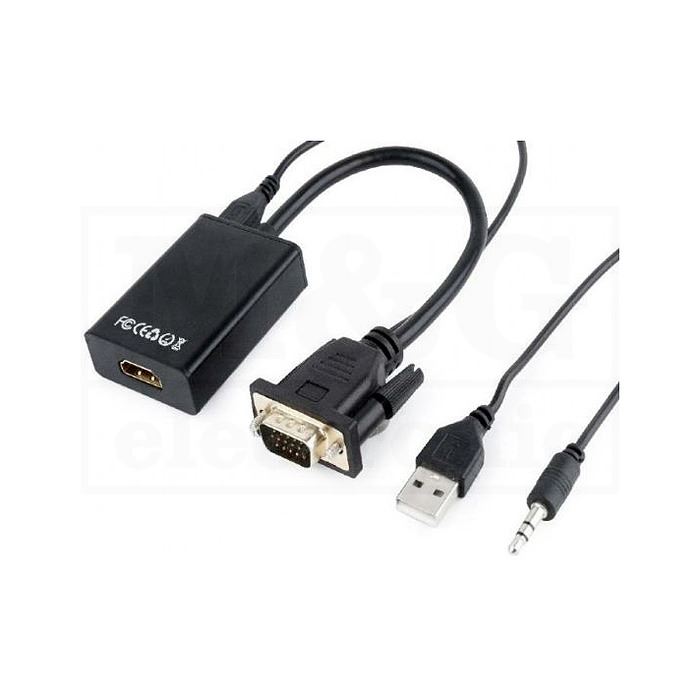 ADAPTER-KONVERTOR VGA > HDMI