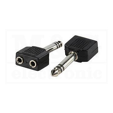UTIKAČ 6,3 STEREO / 2X UTIČNICA 3,5 MONO