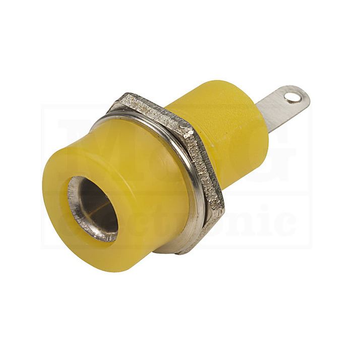 UTIČNICA BANANA 4MM 4A ŽUTA