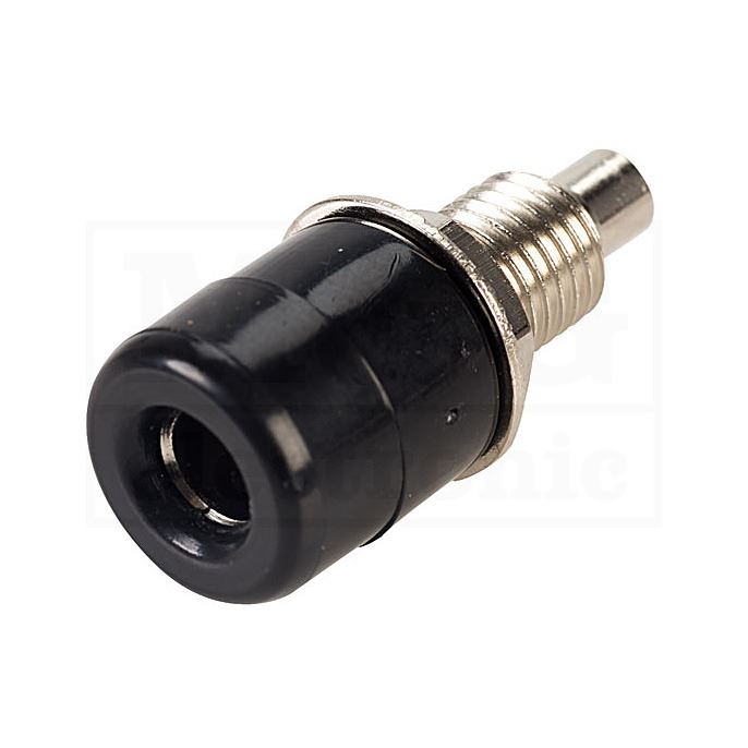 UTIČNICA BANANA 4MM 10A CRNA