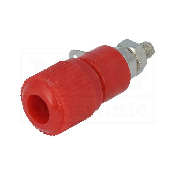 UTIČNICA BANANA 4MM 28A CRVENA
