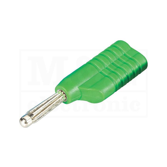UTIKAČ BANANA 4 MM 25A ZELENI