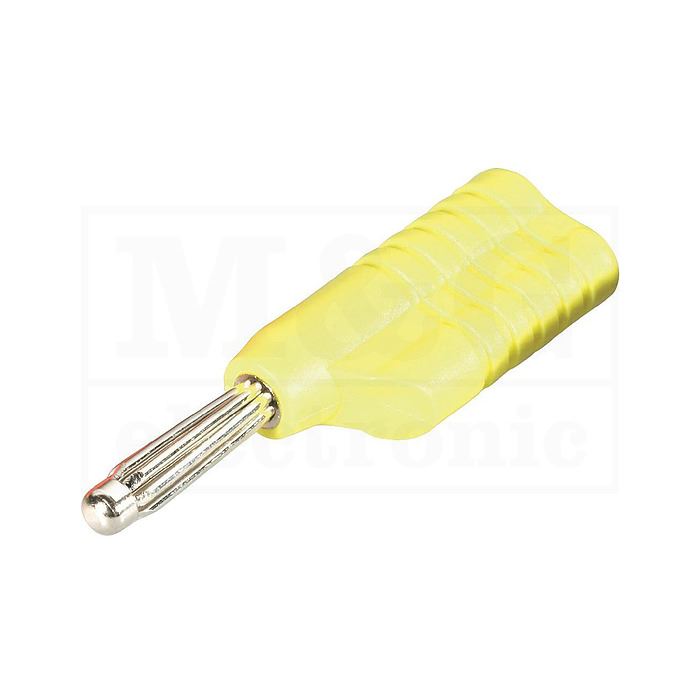 UTIKAČ BANANA 4 MM 25A ŽUTI