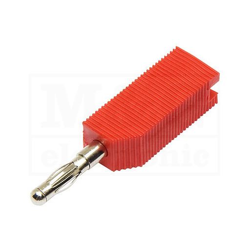 UTIKAČ BANANA 4 MM 30A CRVENI