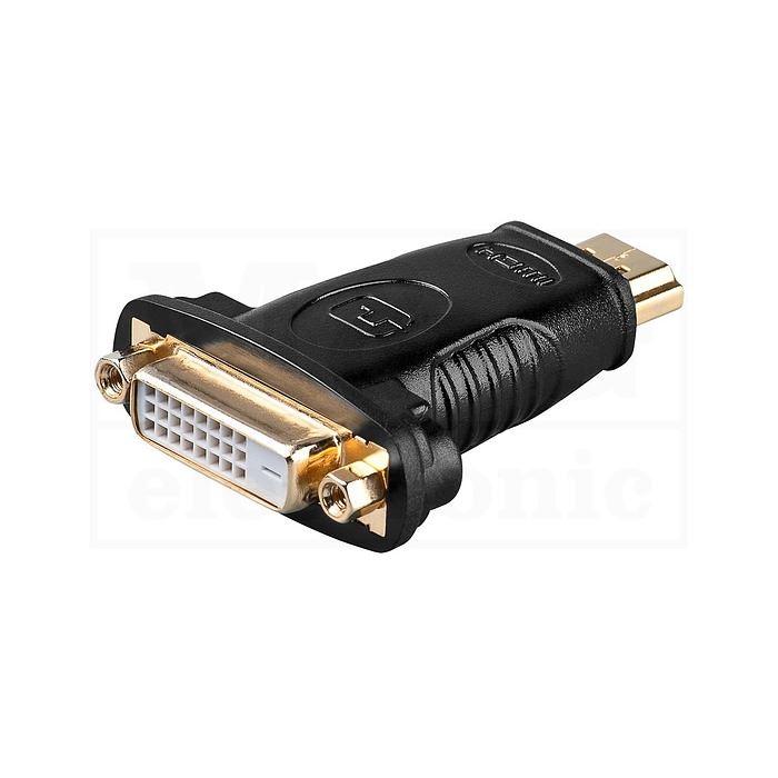 DVI ADAPTER DVI (24+1) Ž / HDMI 19 M