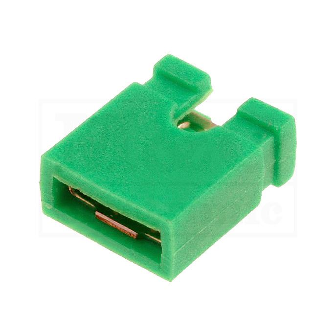 JUMPER 2,54 mm OTVOREN ZELENI
