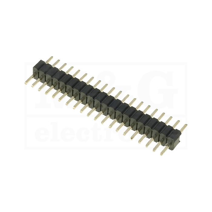 KONTAKTNA LETVICA 1,27 mm MUŠKA 1x20 pina