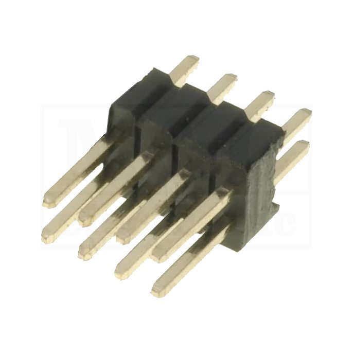 KONTAKTNA LETVICA 1,27 mm MUŠKA 2x4 pina