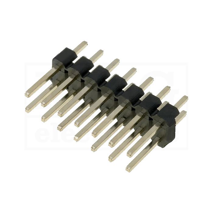 KONTAKTNA LETVICA 2,54 mm MUŠKA 2x7 pina