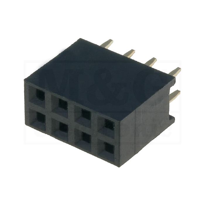 KONTAKTNA LETVICA 2,54 mm ŽENSKA 8-2x4 pina