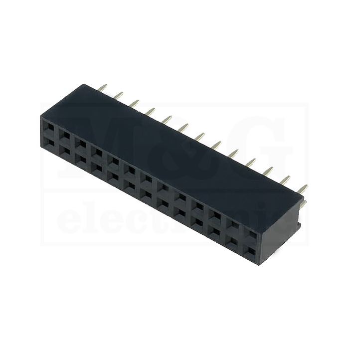 KONTAKTNA LETVICA 2,54 mm ŽENSKA 8-2x13 pina