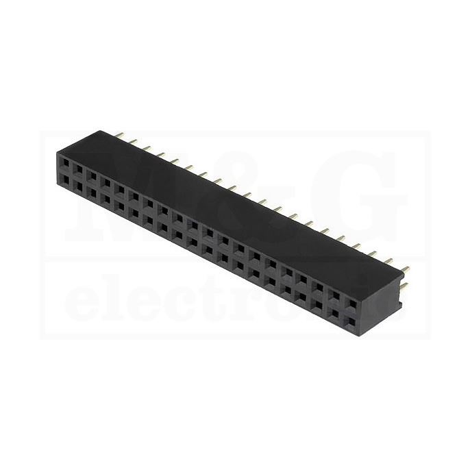 KONTAKTNA LETVICA 2,54 mm ŽENSKA 8-2x20 pina