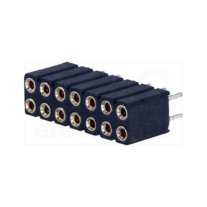KONTAKTNA LETVICA 2,54 mm ŽENSKA 7-2x7 pina PROF.