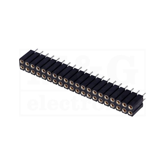 KONTAKTNA LETVICA 2,54 mm ŽENSKA 7-2x20 pina P