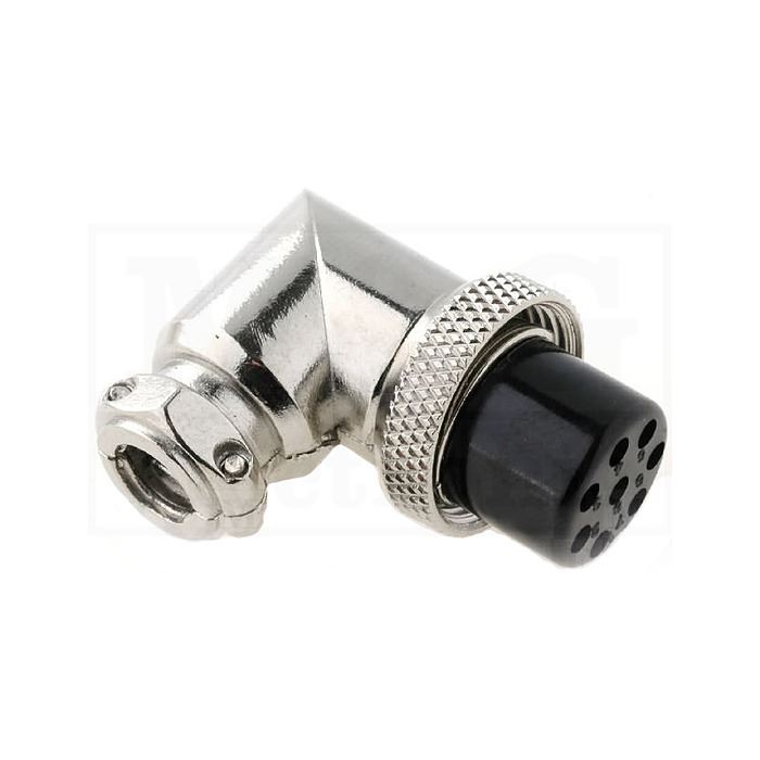 MIKROFONSKI UTIKAČ 8-POL ŽENSKI 90°
