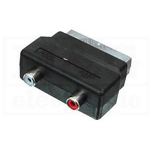 SCART ADAPTER-2XČINČ-AUD.OUT