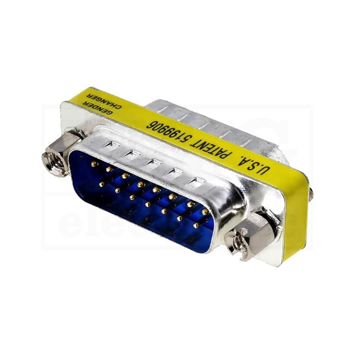 SUB-D ADAPTER MINI 15M/15M