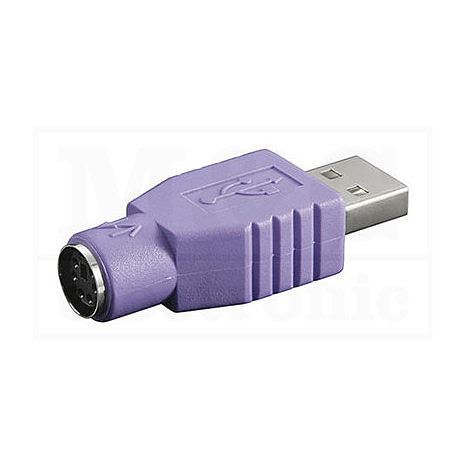 USB ADAPTER A MUŠKI / PS2 ŽENSKI