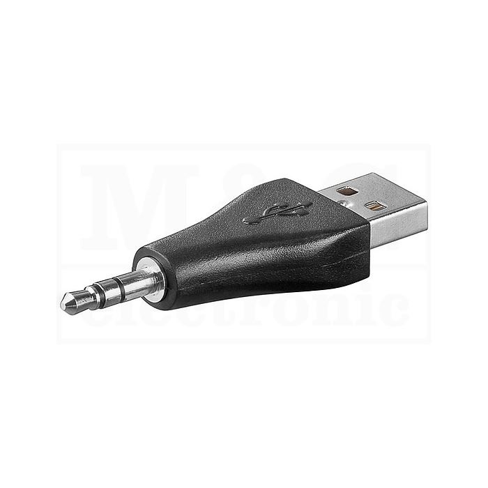 USB ADAPTER A MUŠKI / 3,5 MM MUŠKI