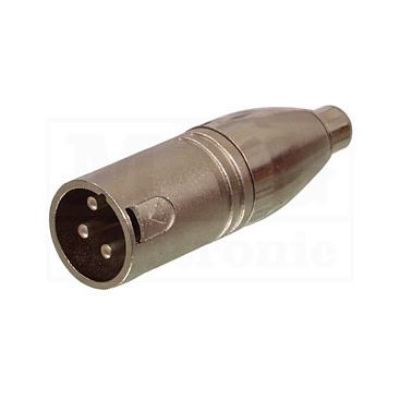 XLR ADAPTER 3 POL M / ČINČ M