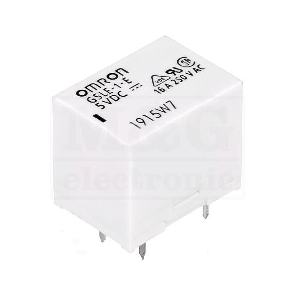 RELEJ OMRON G5LE-1E 5V DC 1xU 16A