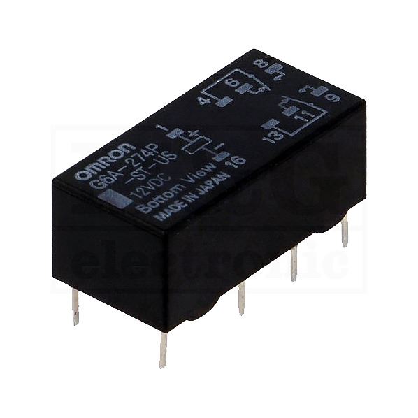 RELEJ OMRON G6A-274P-ST-US-12VDC 2xU 2A