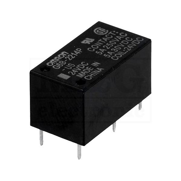 RELEJ OMRON G6B-2214P-US-24VDC 2xNO 5A