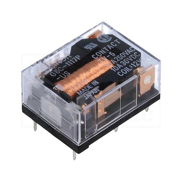 RELEJ OMRON G6C-1117P-US-12VDC 1xNO 10A