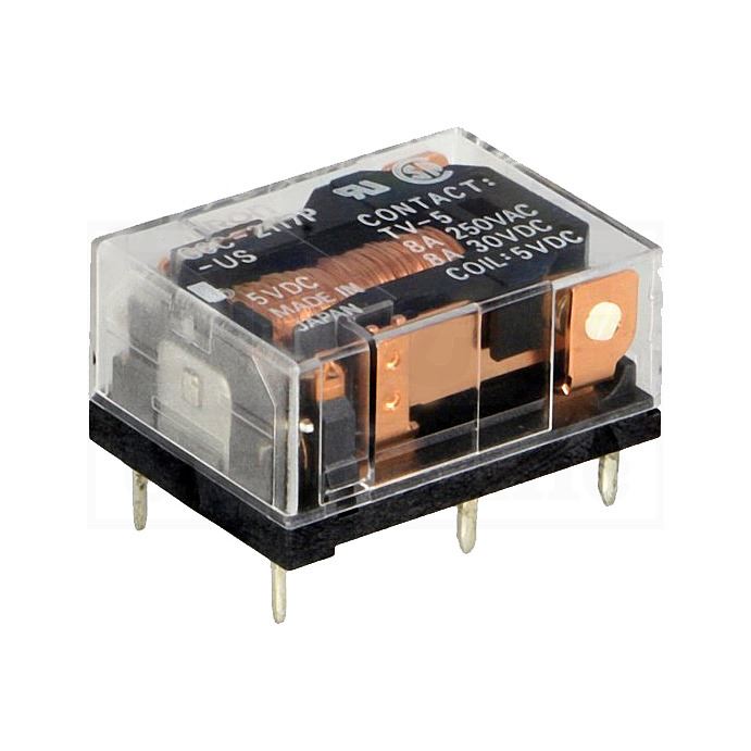 RELEJ OMRON G6C-2117P-US-5VDC NO+NC 8A