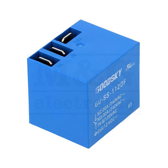 RELEJ GOODSKY GU-SS-112DF 1xU 30A 12V