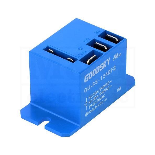 RELEJ GOODSKY GU-SS-124DFS 1xU 30A 24V