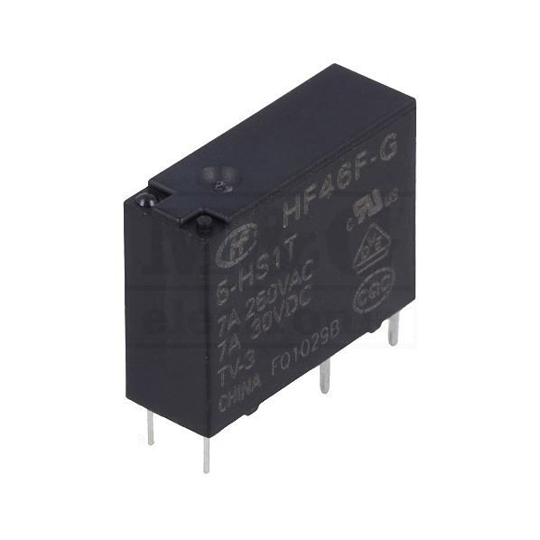 RELEJ HONGFA HF46F-G/5-HS1T 1xNO 10A 5V