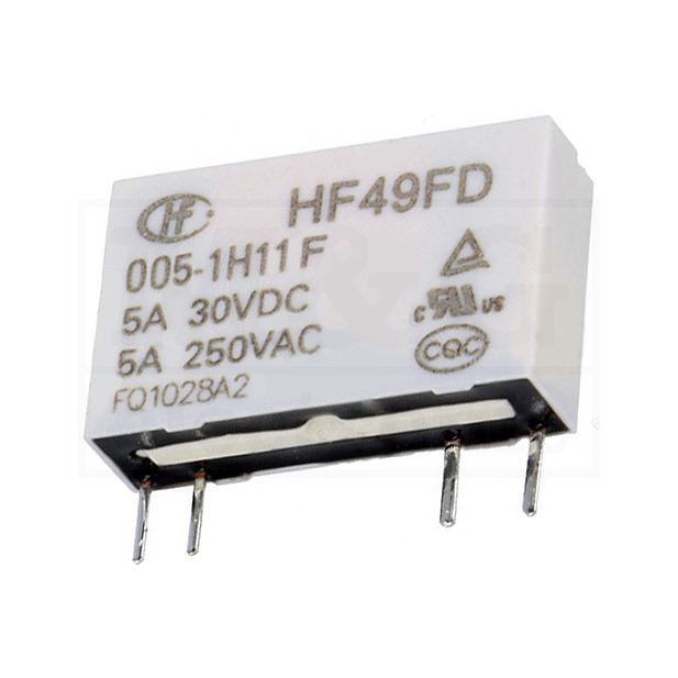 RELEJ HONGFA HF49FD/005-1H11F 1xNO 5A 5V