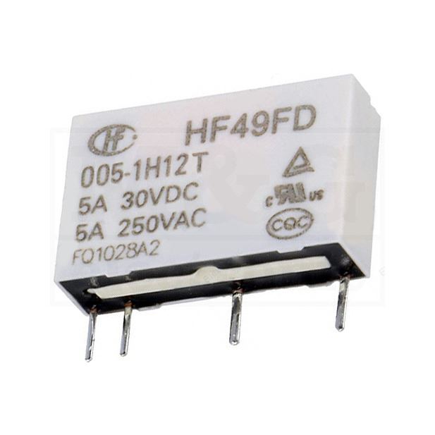 RELEJ HONGFA HF49FD/005-1H12T 1xNO 5A 5V