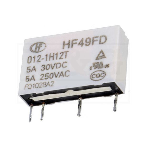 RELEJ HONGFA HF49FD/012-1H12T 1xNO 5A 12V