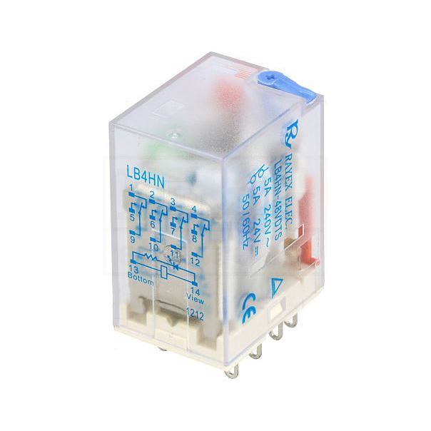 RELEJ RAYEX LB4HN-48ATP 4xU 5A 48V DC