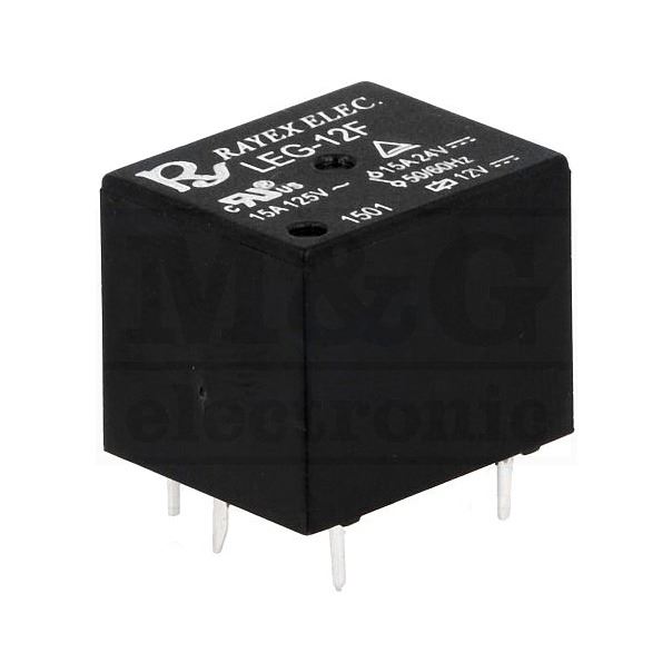 RELEJ RAYEX LEG-12F 1xU 15A 12V DC