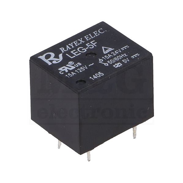 RELEJ RAYEX LEG-5F 1xU 15A 5V DC