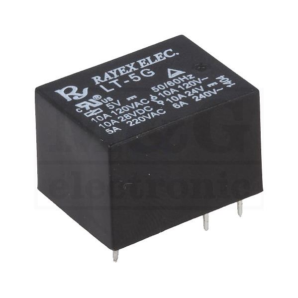 RELEJ RAYEX LT-05G 1xU 10A 5V DC