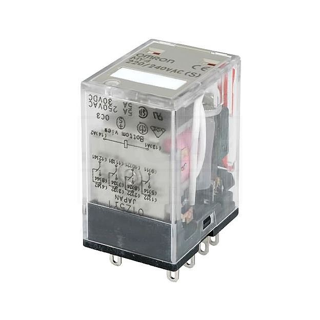 RELEJ OMRON MY4 4xU 5A 220/240 V AC