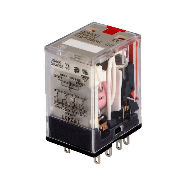 RELEJ OMRON MY4IN 4xU 5A 110/120 V AC